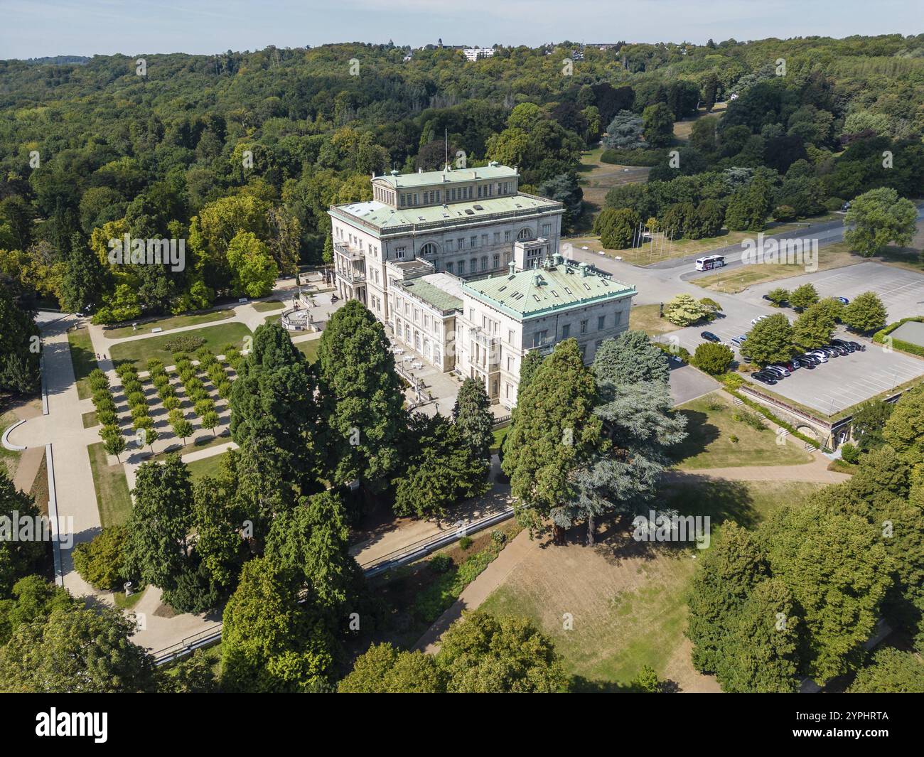 Villa Huegel, built from 1870 to 1873 according to ideas of steel ...