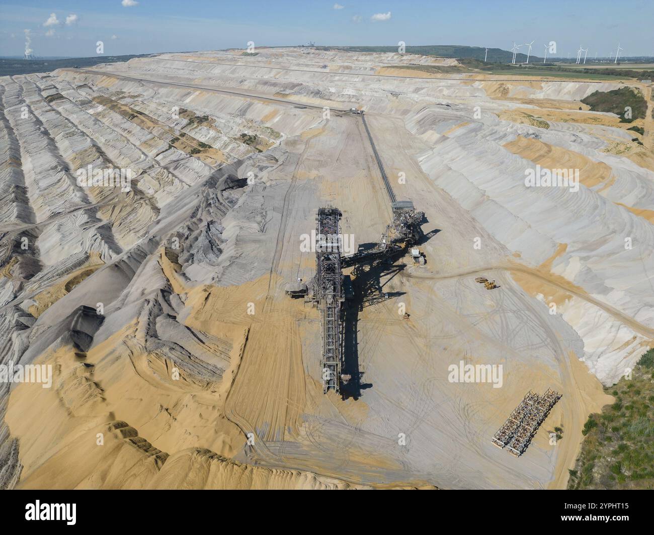 The Hambach open pit mine is the largest open pit mine operated by RWE ...