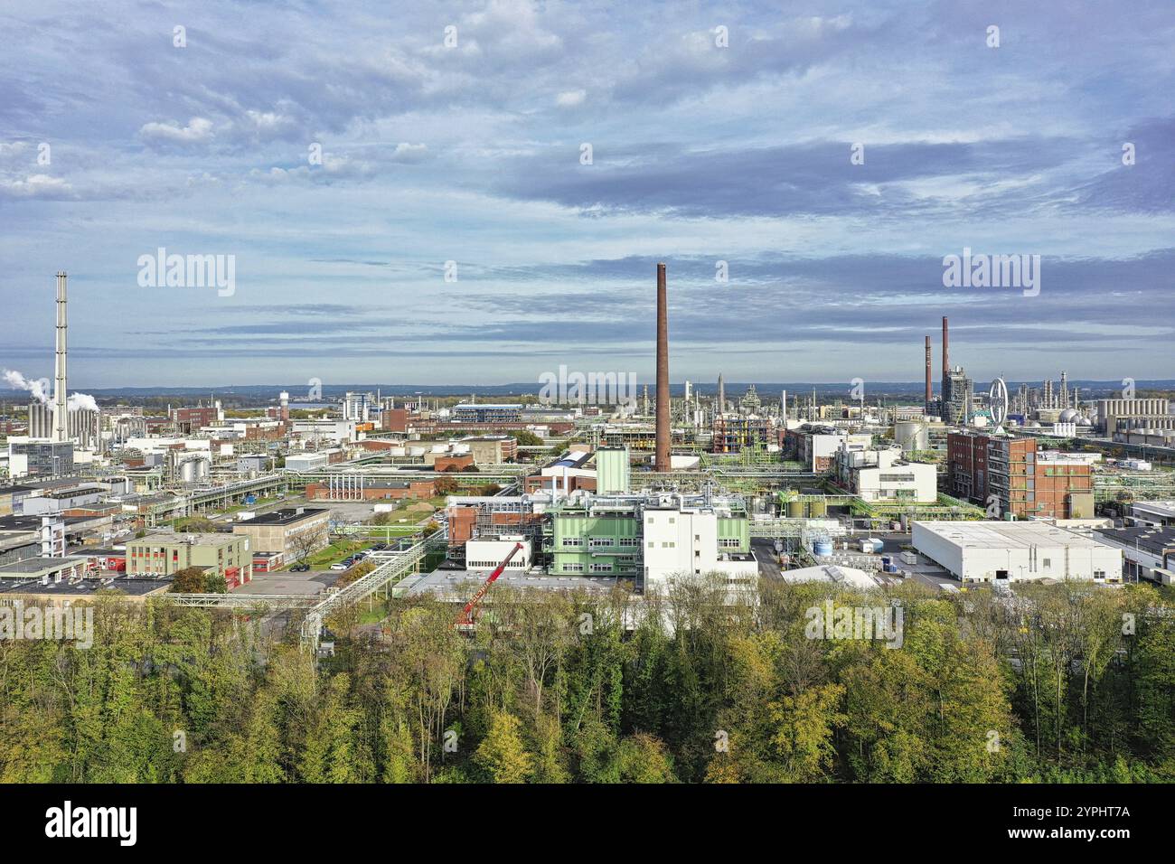 The chemical complex ?Chempark Dormagen? in North Rhine-Westphalia ...