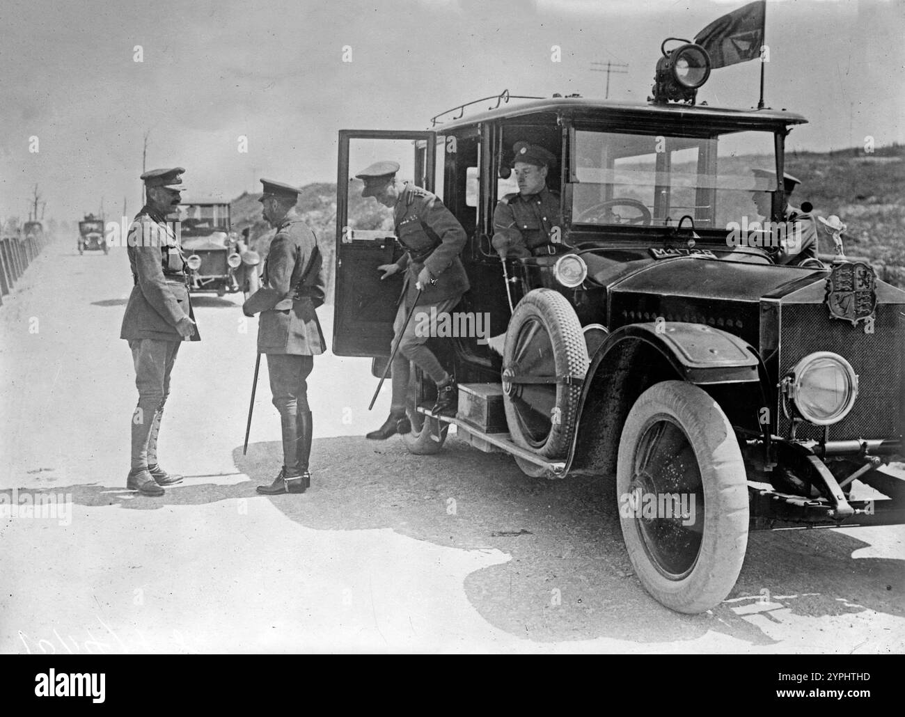 King George V and Prince Wales in Flanders, King George V and Edward ...