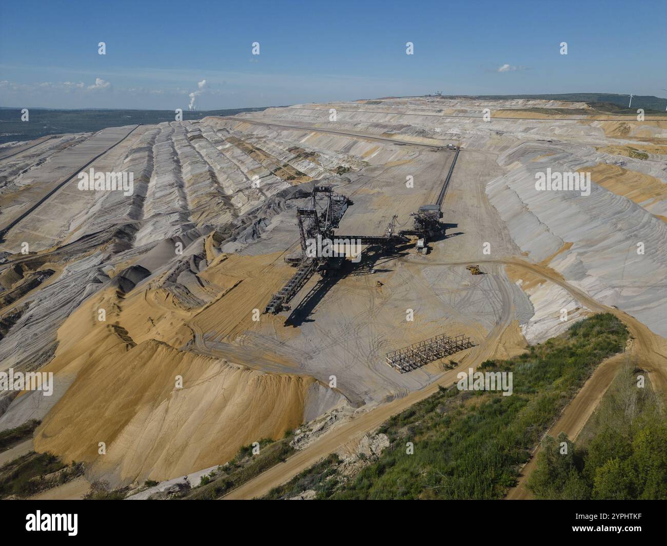 The Hambach open pit mine is the largest open pit mine operated by RWE ...