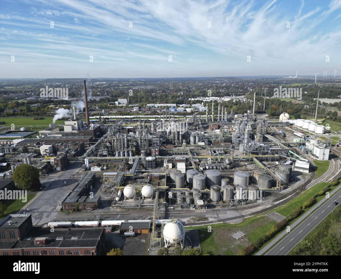 Solvents factory hi-res stock photography and images - Alamy