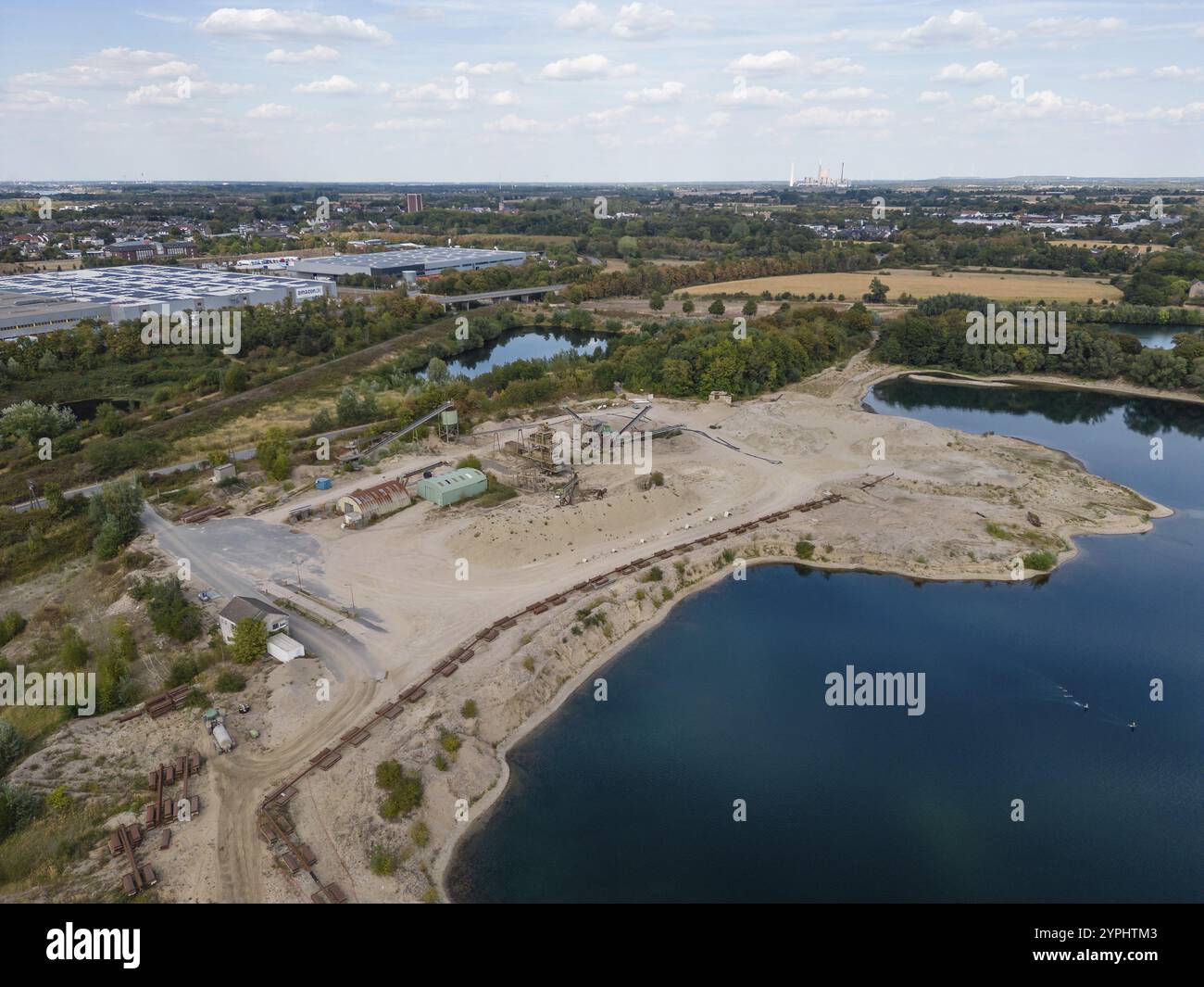 Gravel plant with Gravel Extraction and Sand extraction in the Lower ...