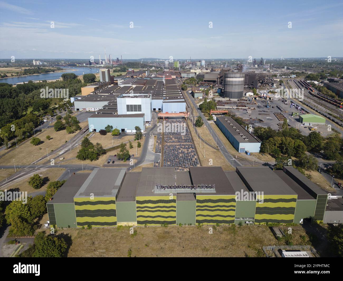 Hot Strip Mill and Rolling Mill in the Steel Works of ThyssenKrupp ...