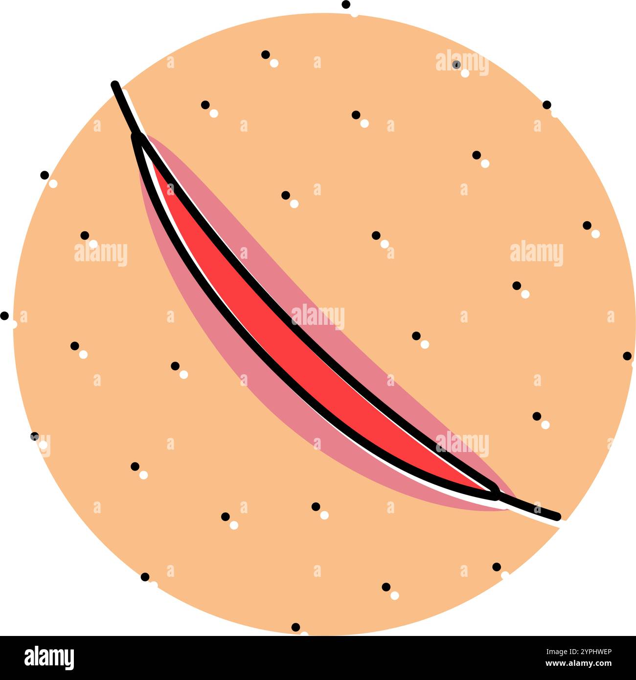 cuts household injury accident color icon vector illustration Stock ...