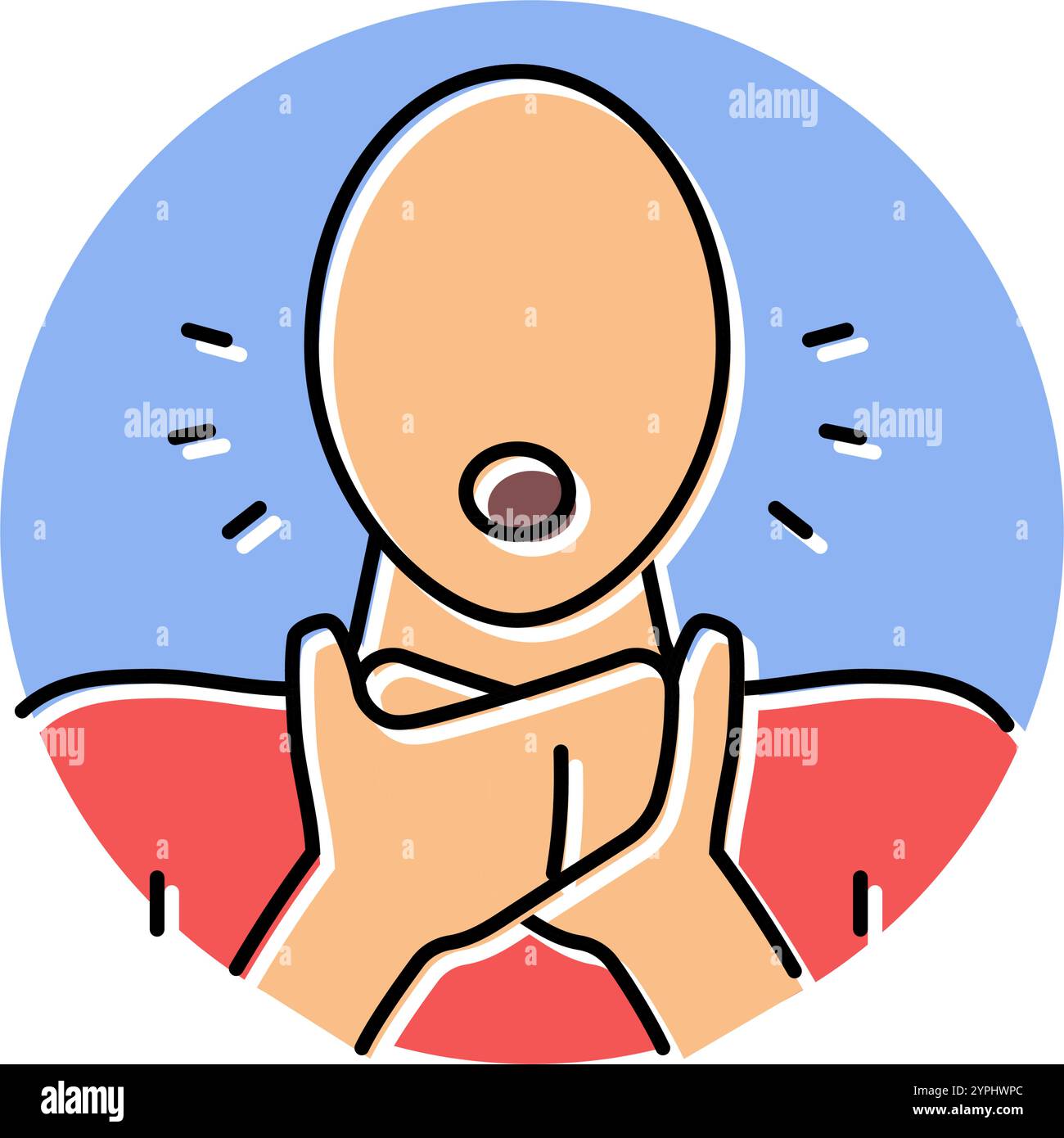 Woman burn kitchen Stock Vector Images - Alamy