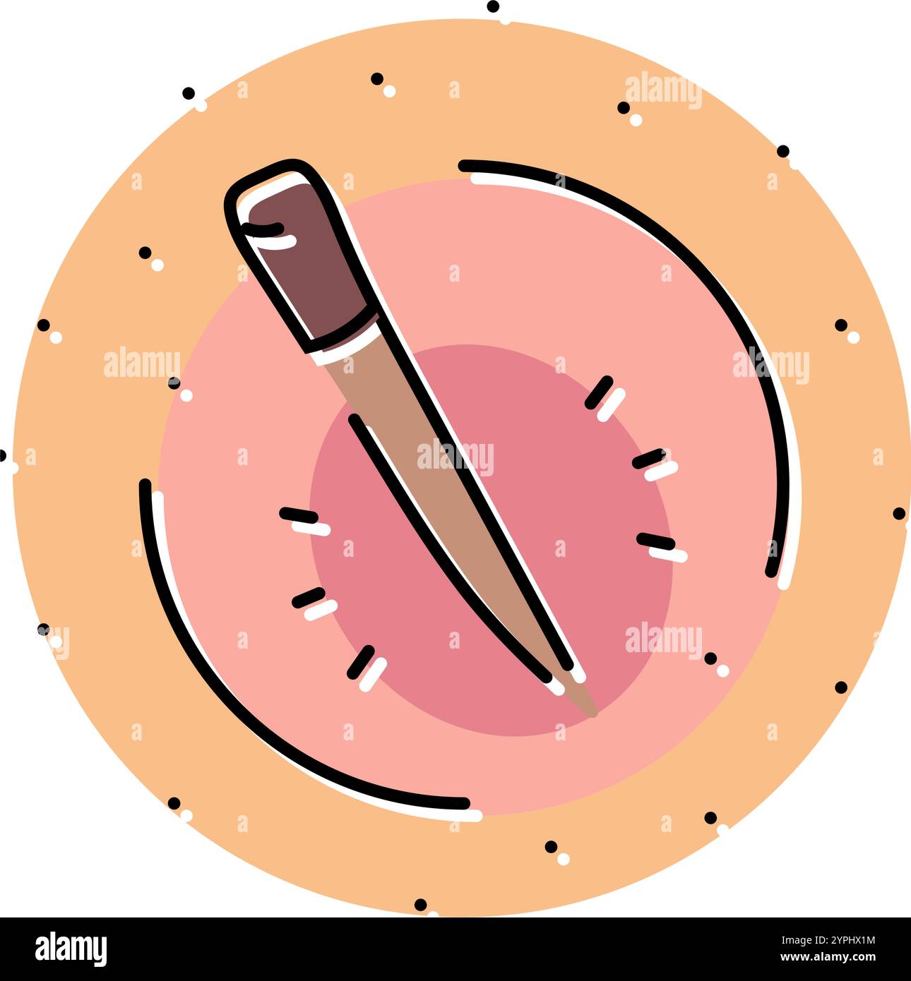 compression injuries color icon vector illustration Stock Vector Image ...