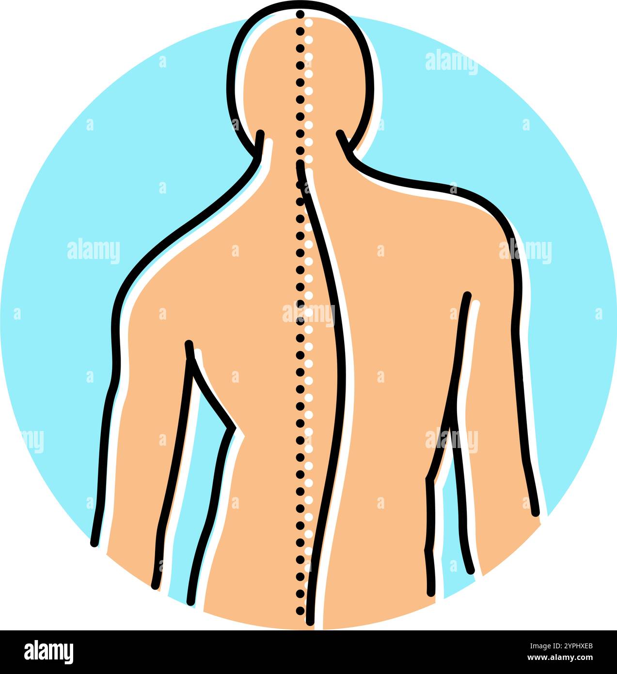 primary pulmonary hypertension color icon vector illustration Stock ...