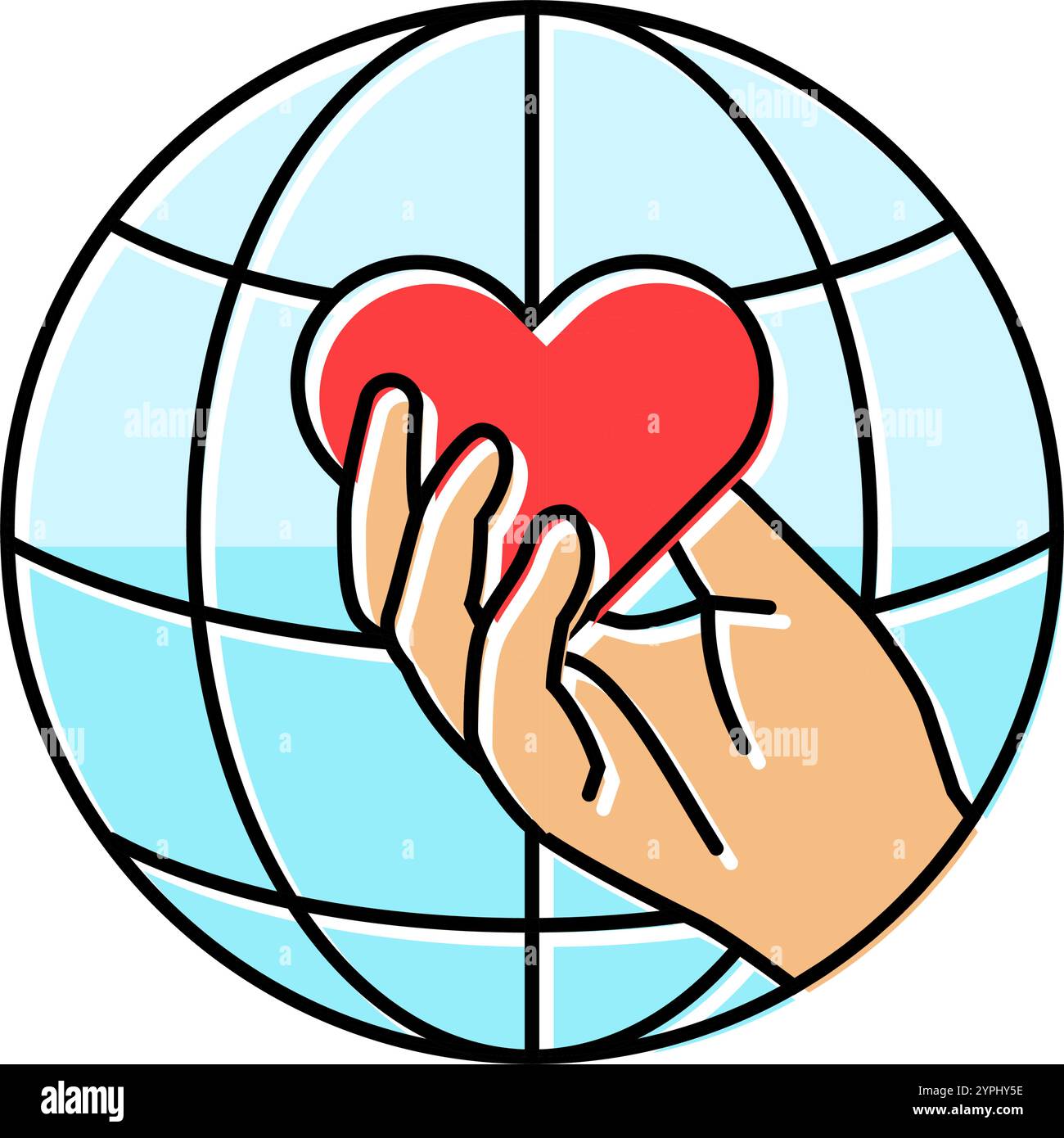eradication of poverty international day color icon vector illustration ...