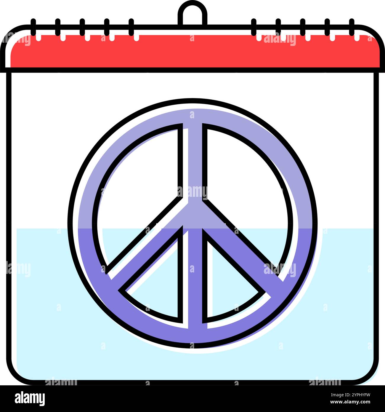 non violence international day color icon vector illustration Stock ...