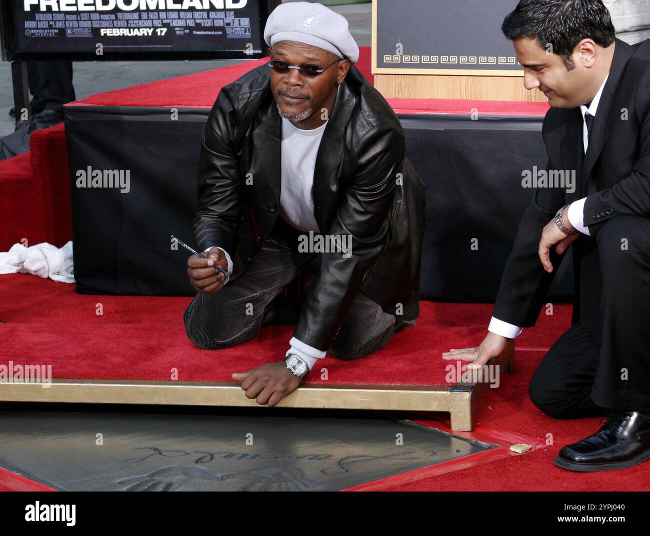 Samuel L. Jackson at the Hand & Footprint Ceremony for Samuel L ...