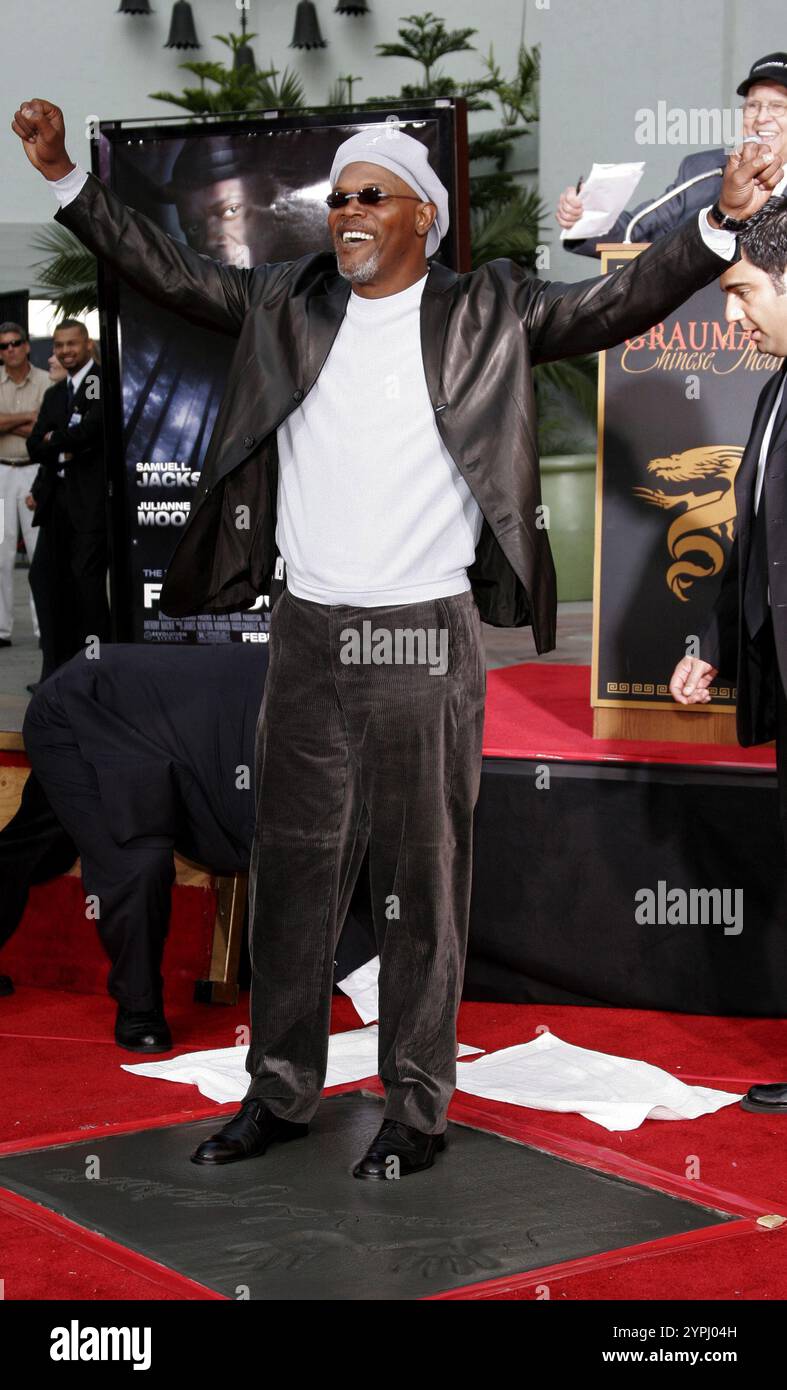 Samuel L. Jackson at the Hand & Footprint Ceremony for Samuel L ...
