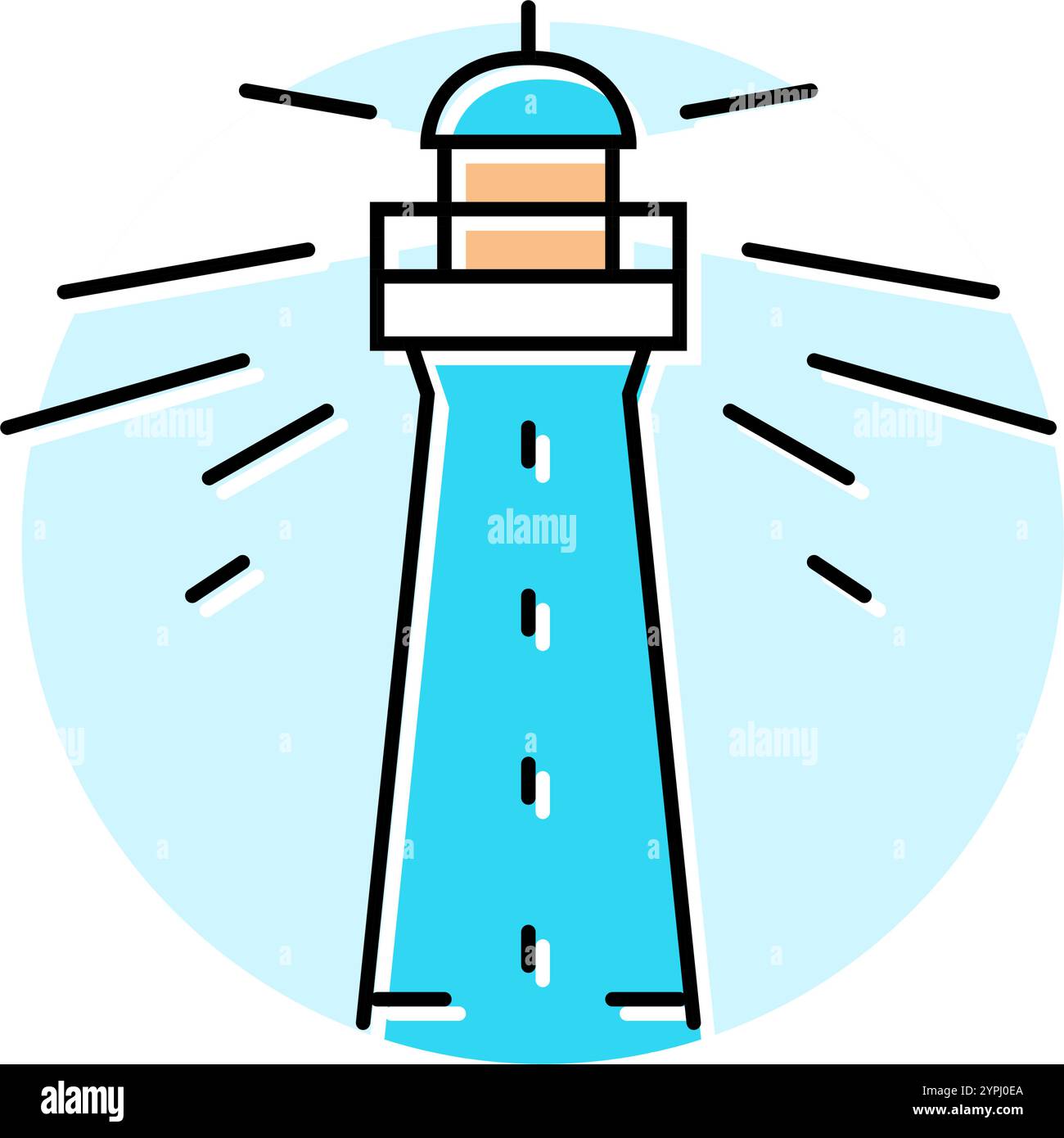Lighthouse road sign Stock Vector Images - Alamy