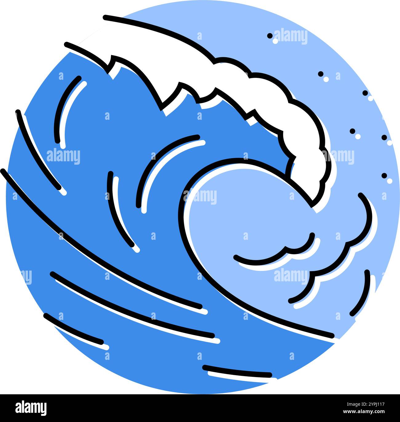 Tide diagram Cut Out Stock Images & Pictures - Alamy