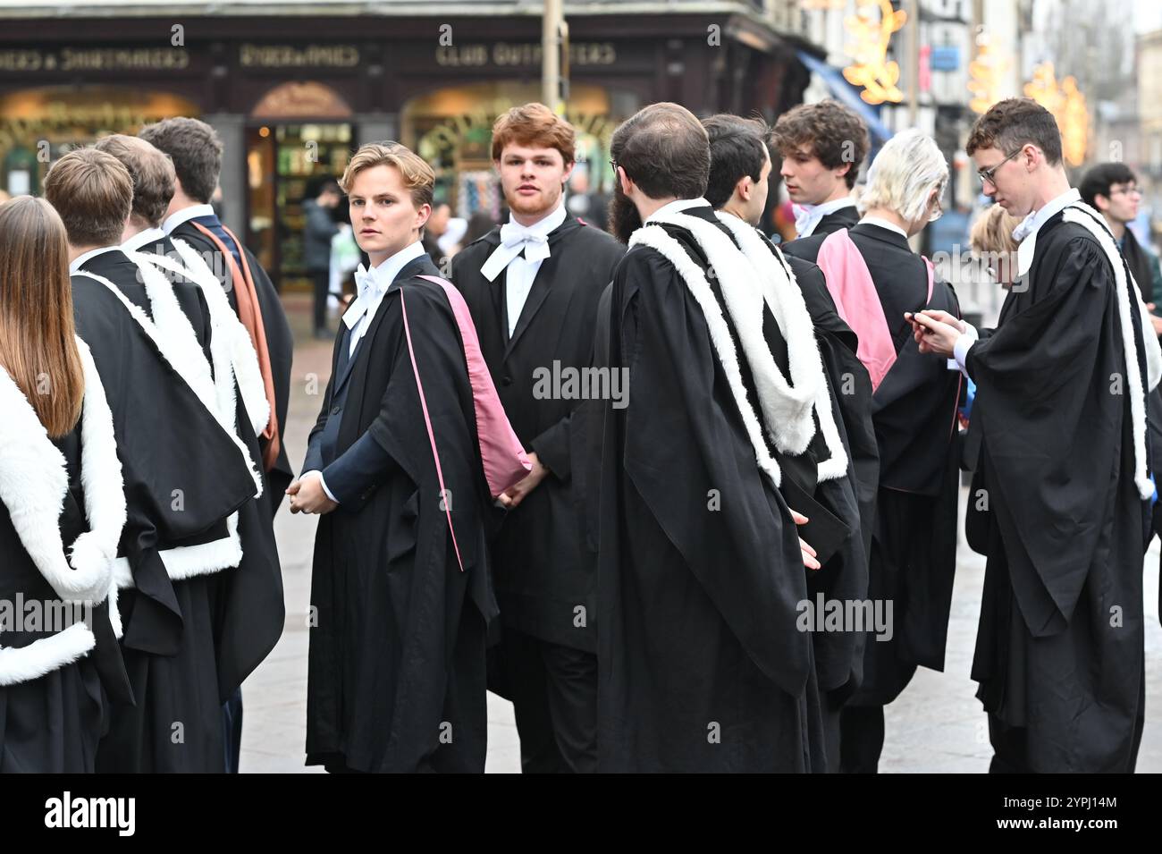 Cambridge, England, 30 November 2024, UK. Students attend graduation ...