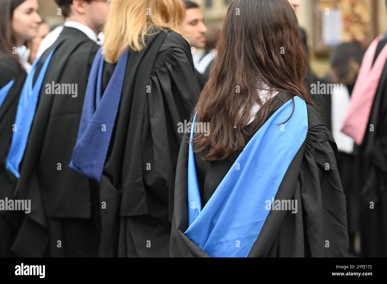 Cambridge, England, 30 November 2024, UK. Students attend graduation ...
