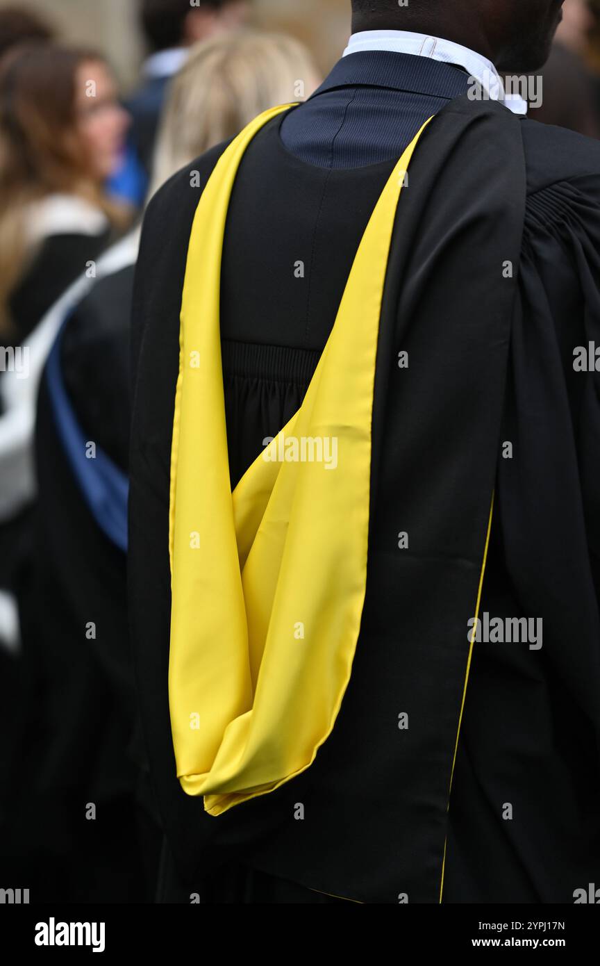 Cambridge, England, 30 November 2024, UK. Students attend graduation ...