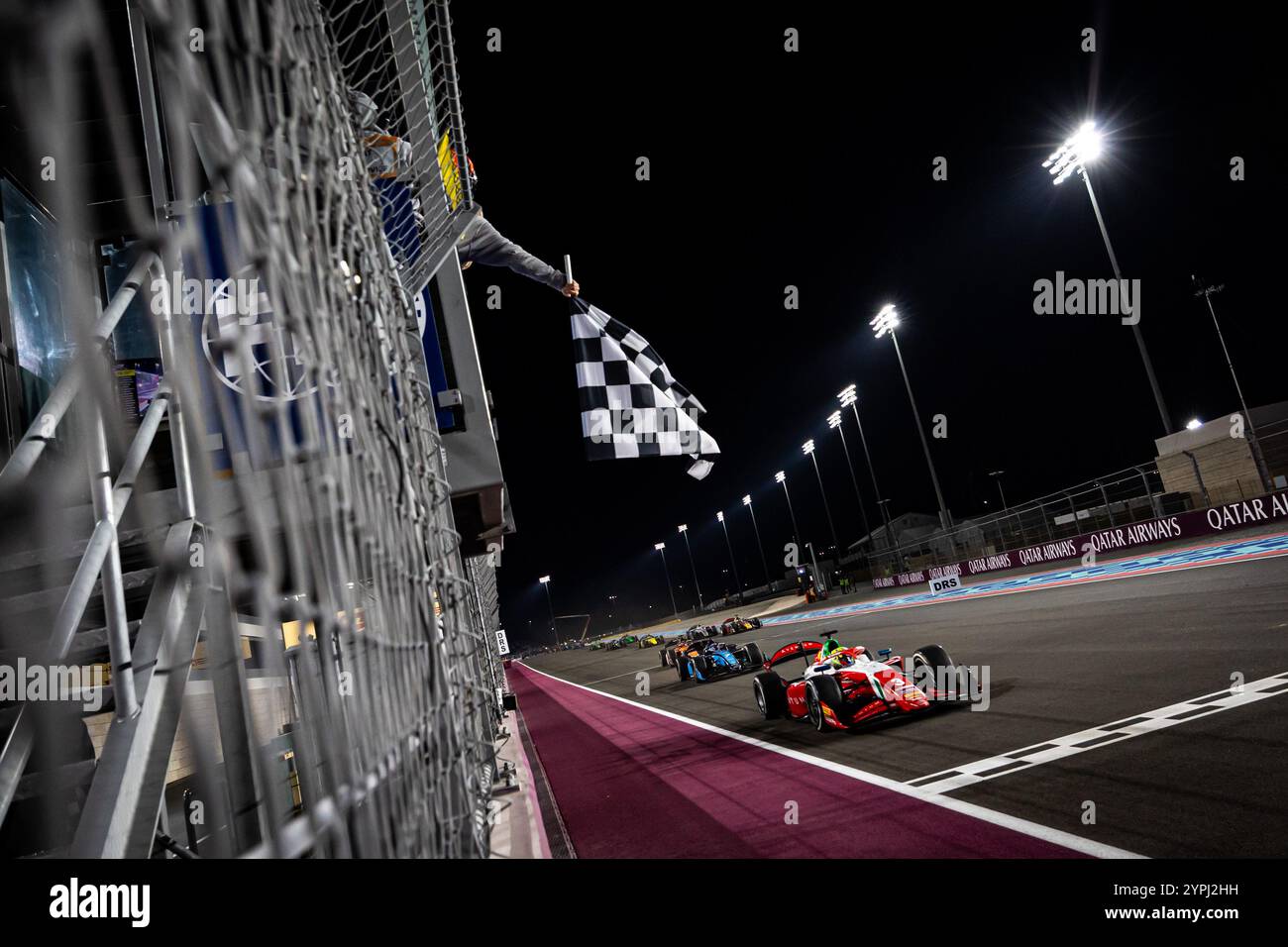 03 BEARMAN Oliver (gbr), Prema Racing, Dallara F2 2024, action, finish ...