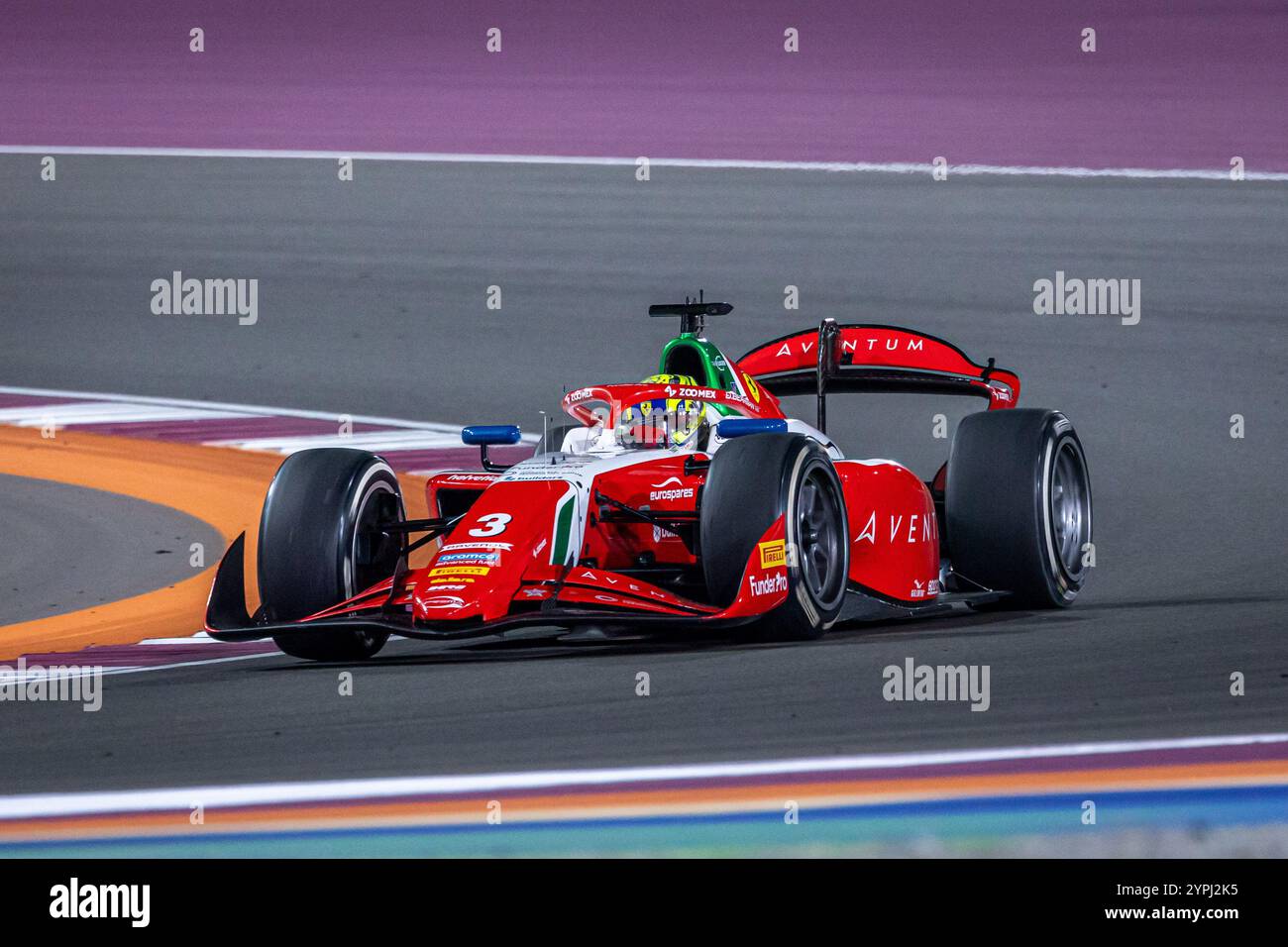 03 BEARMAN Oliver (gbr), Prema Racing, Dallara F2 2024, action during ...