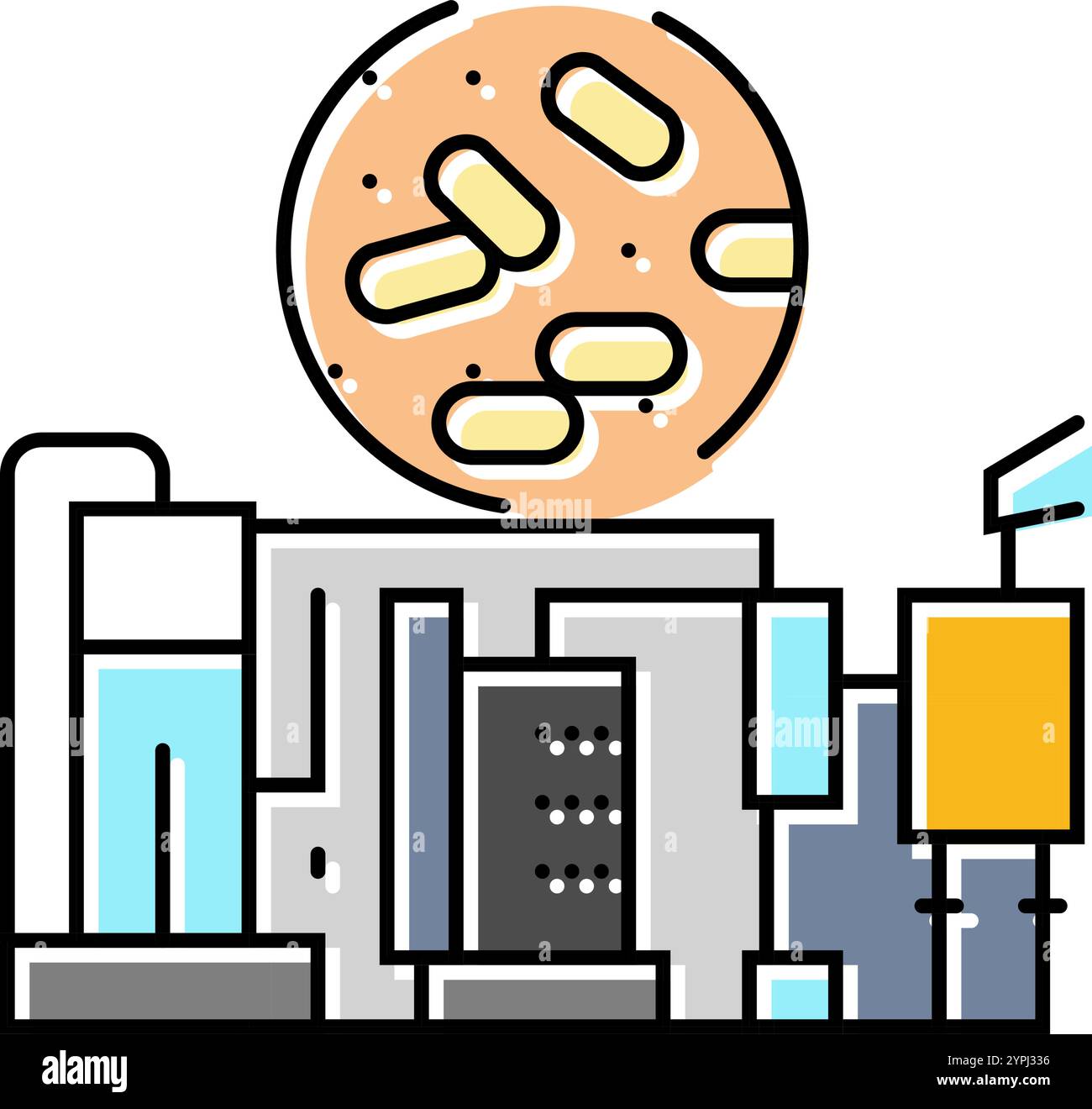 Wood pulp production Cut Out Stock Images & Pictures - Alamy