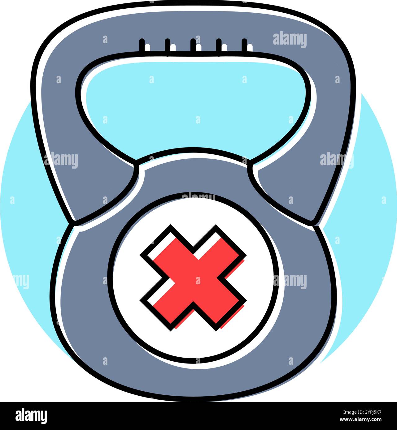physical inactivity obesity overweight color icon vector illustration ...