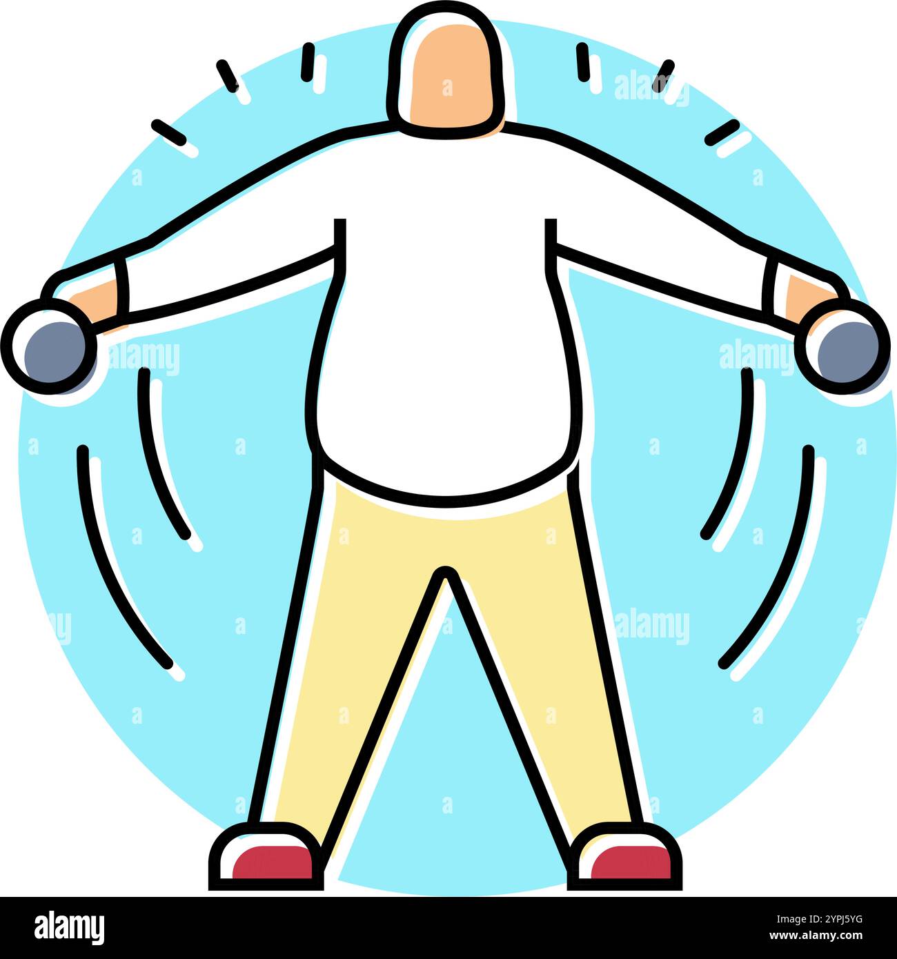 portion control obesity overweight color icon vector illustration Stock ...