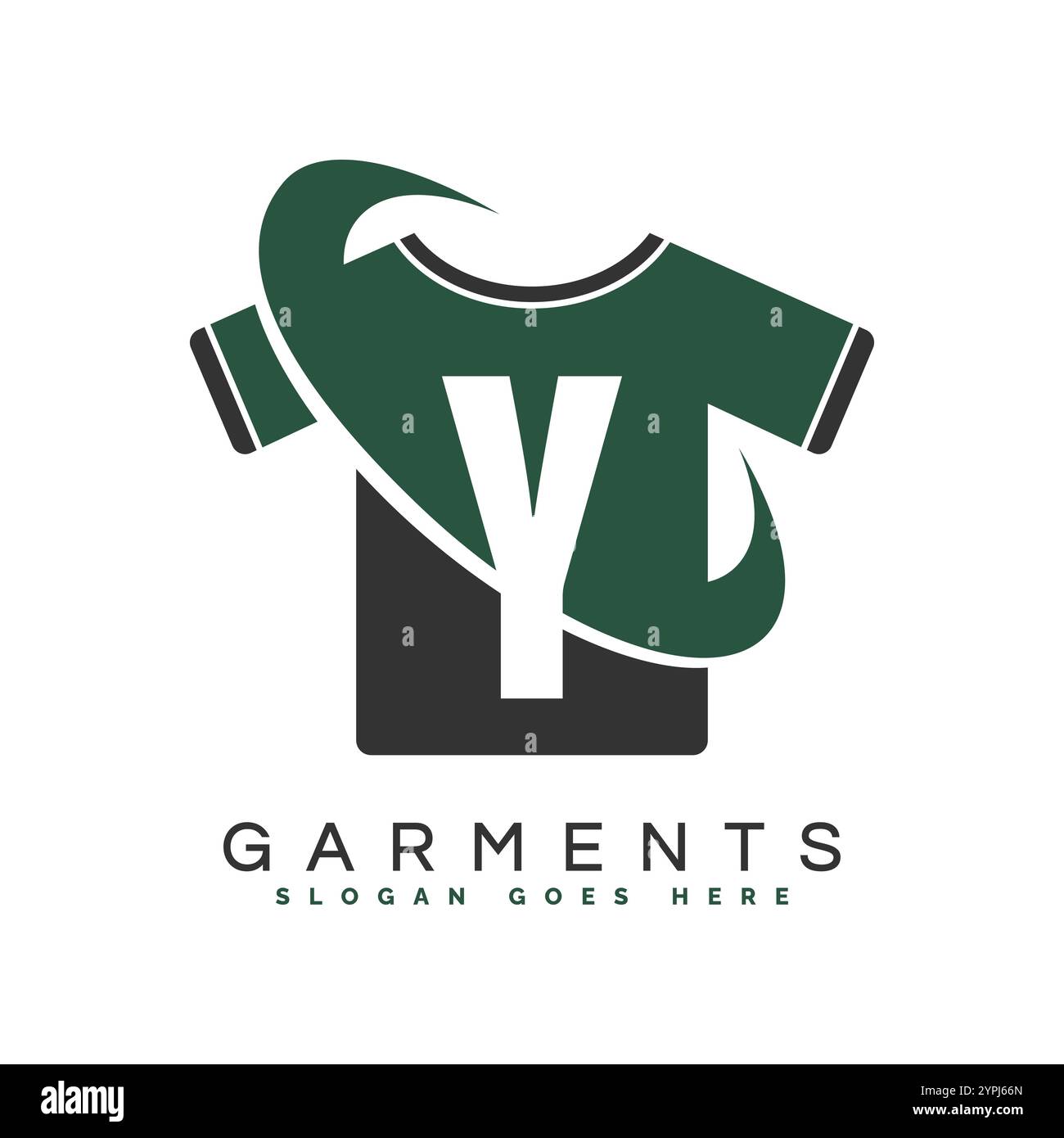Letter Y T-Shirt Logo with round Concept. Alphabet Y garments moon face ...