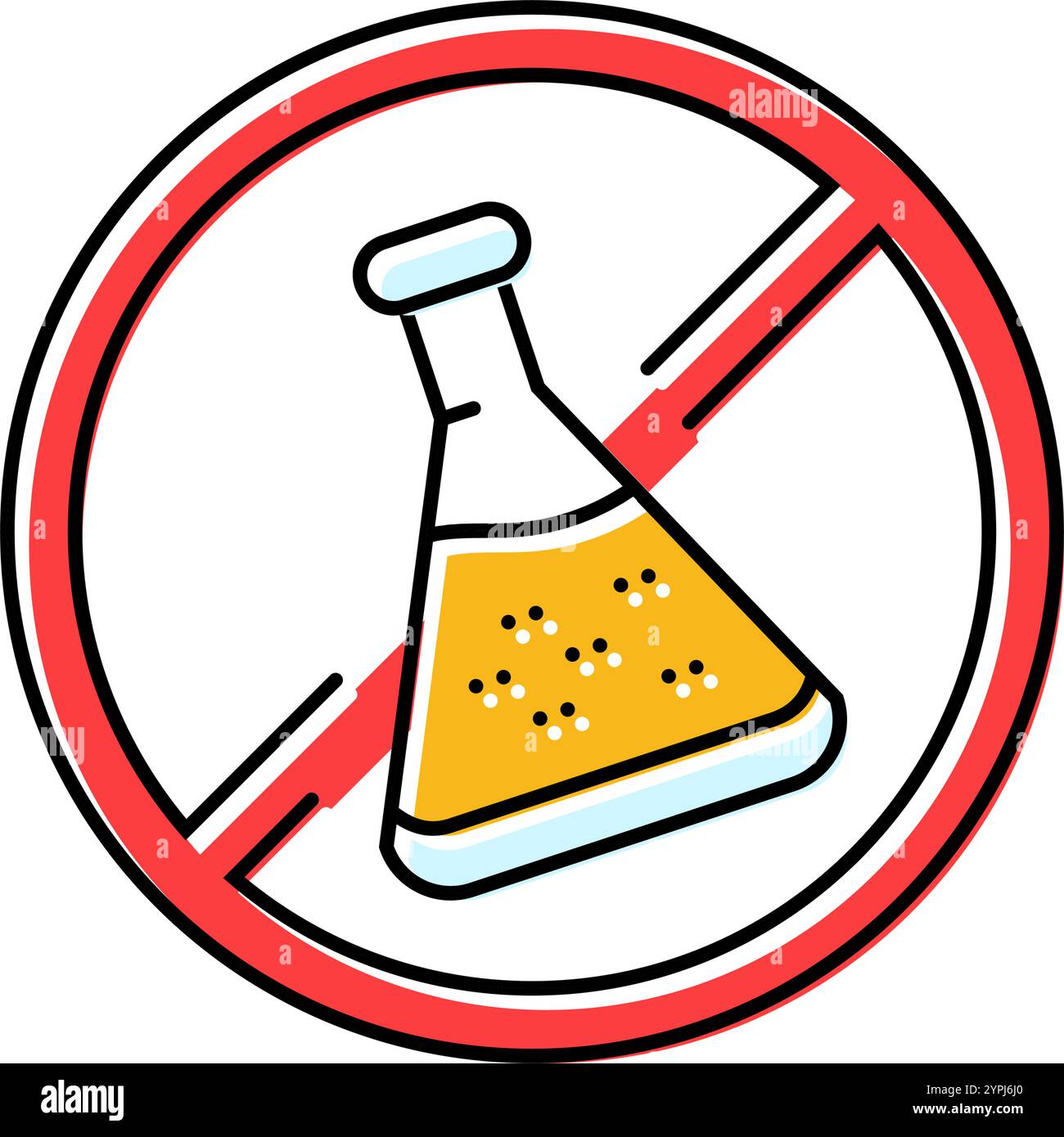 uv protection product label warning color icon vector illustration ...