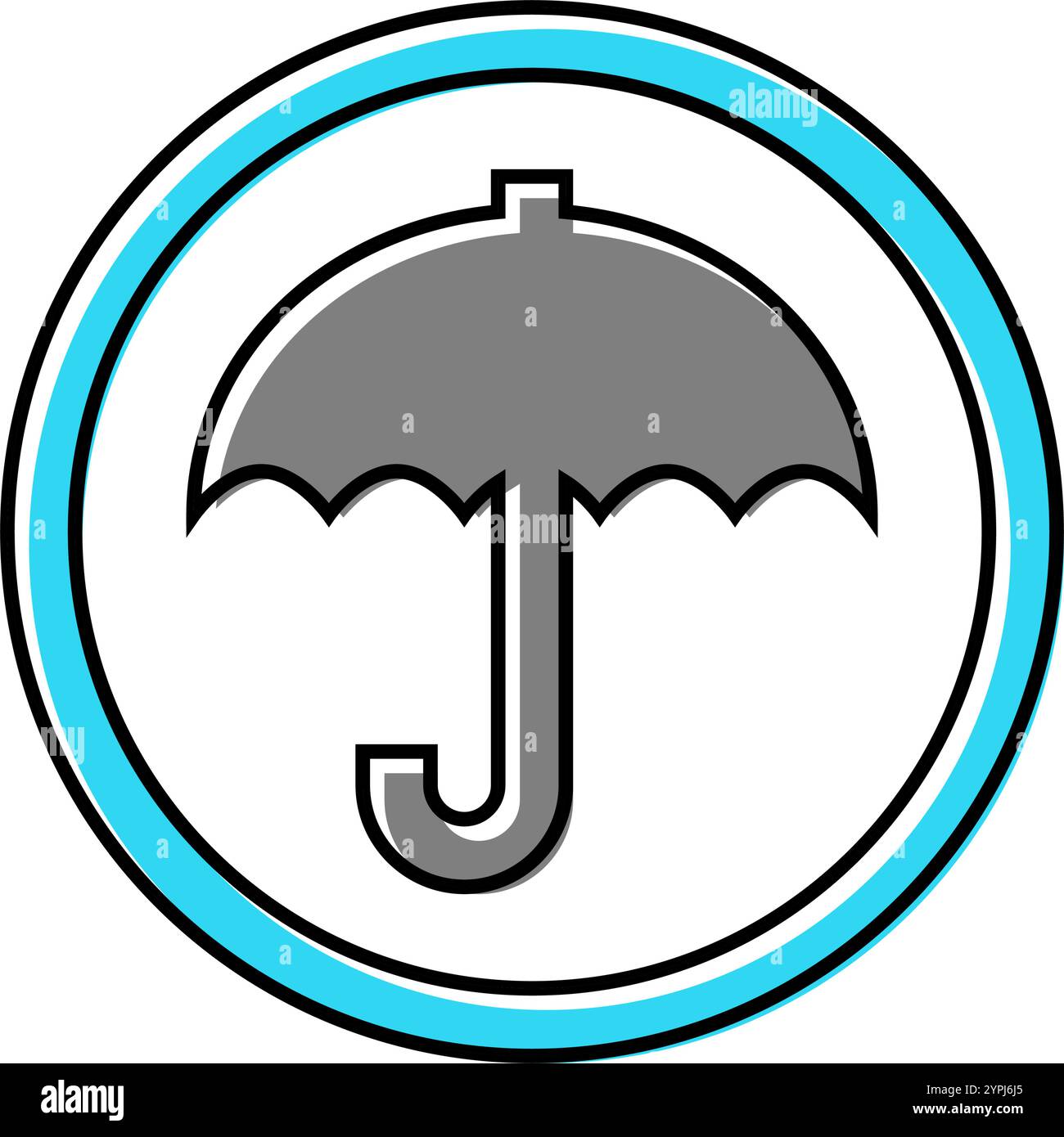 keep dry product label warning color icon vector illustration Stock ...