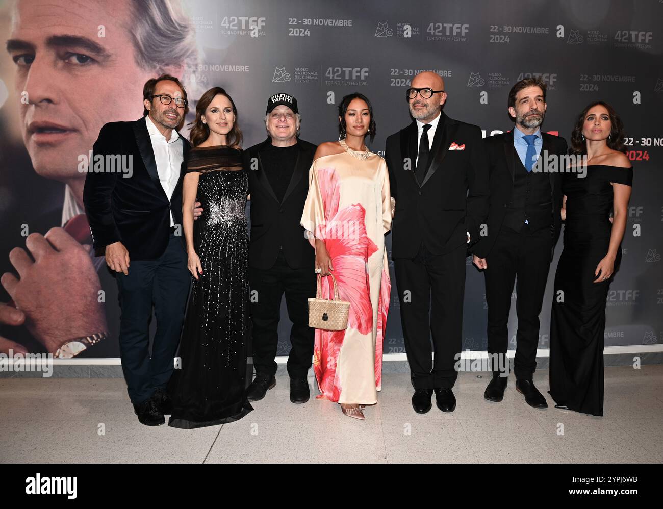 Turin, Italy Turin Film Festival 42Tff 2024 Photocall red carpet final evening In the photo ...