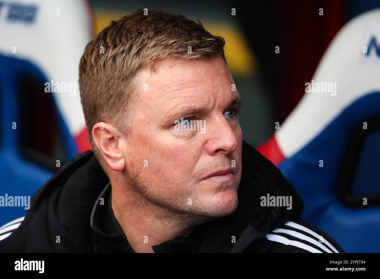 Eddie Howe manager of Newcastle United during the Premier League match ...