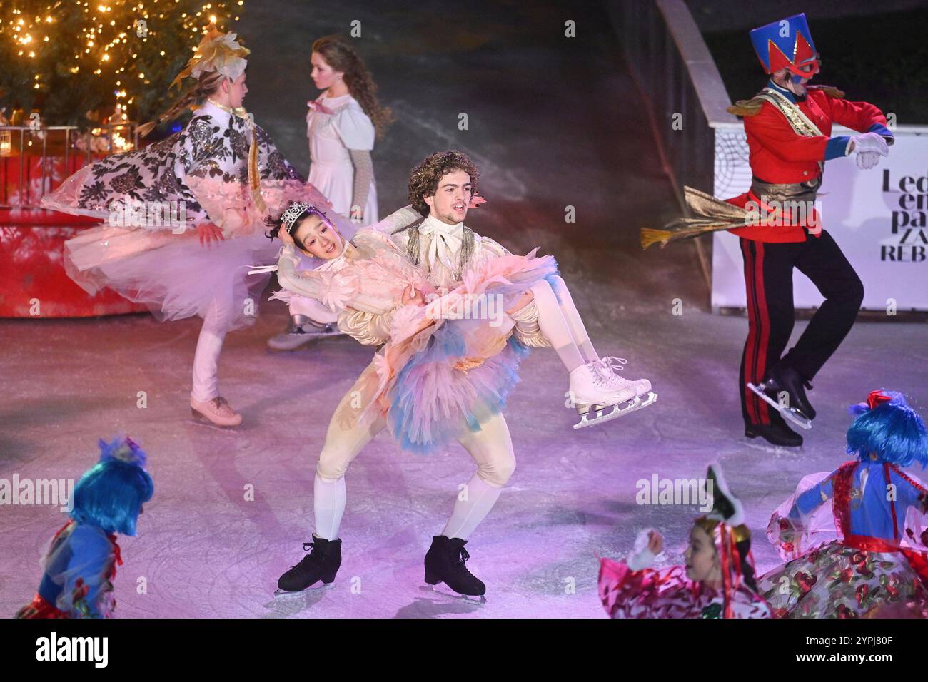 Zagreb, 301124. Ceremonial opening of the Ice Park as part of Advent in ...