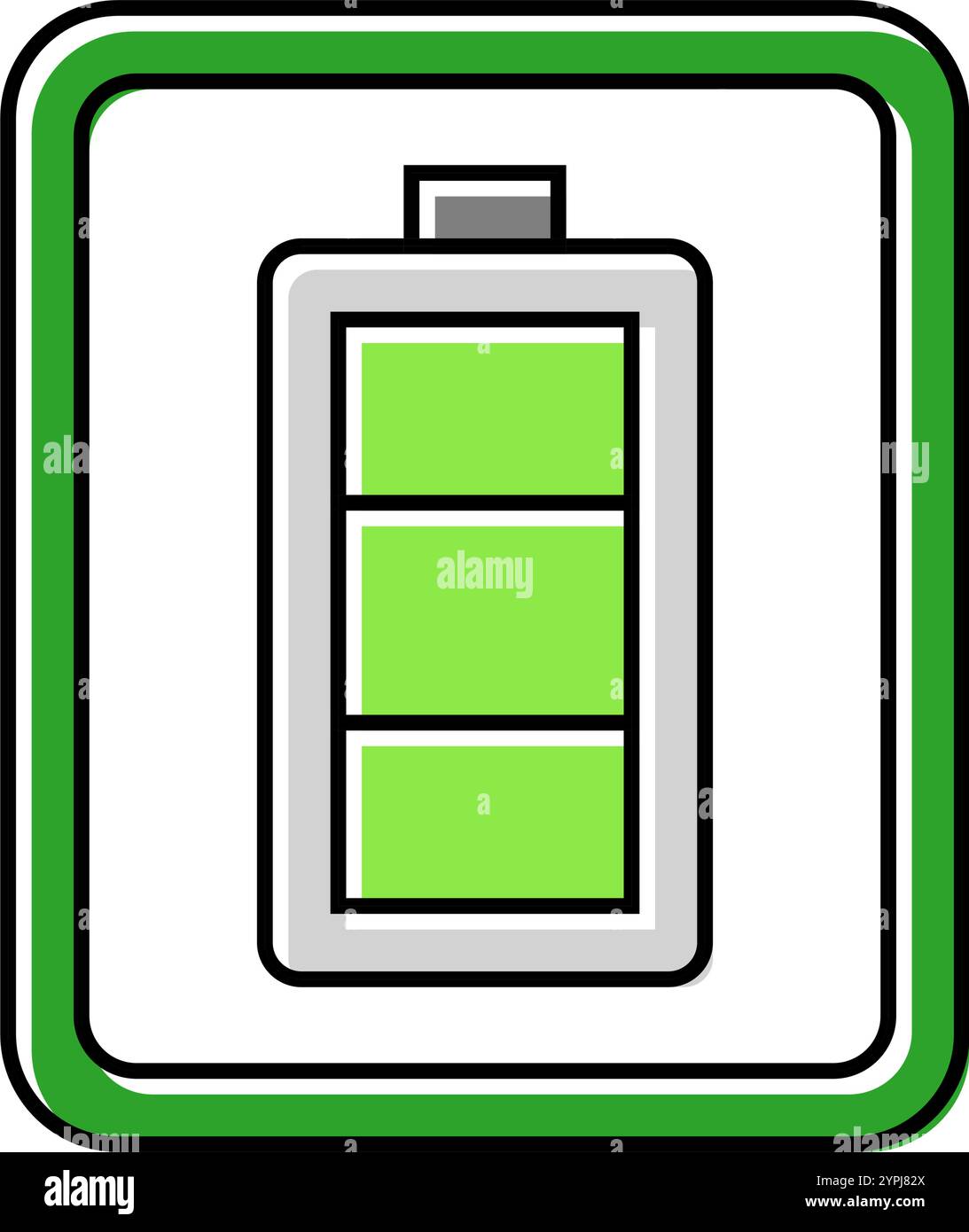pre charged label product caution color icon vector illustration Stock ...