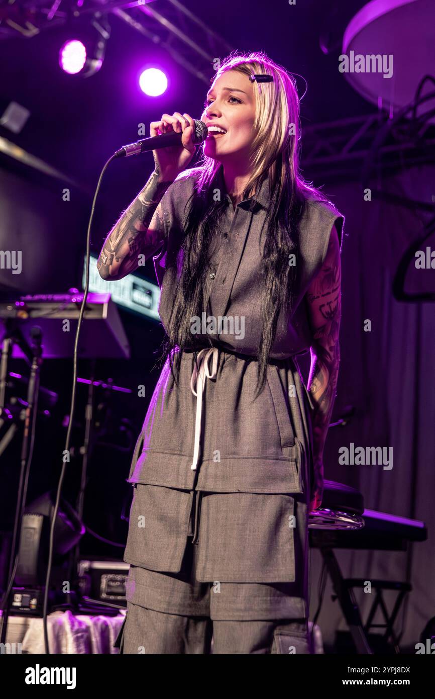 Milan Italy. 30th nov 2024. The Italian singer-songwriter Valentina ...