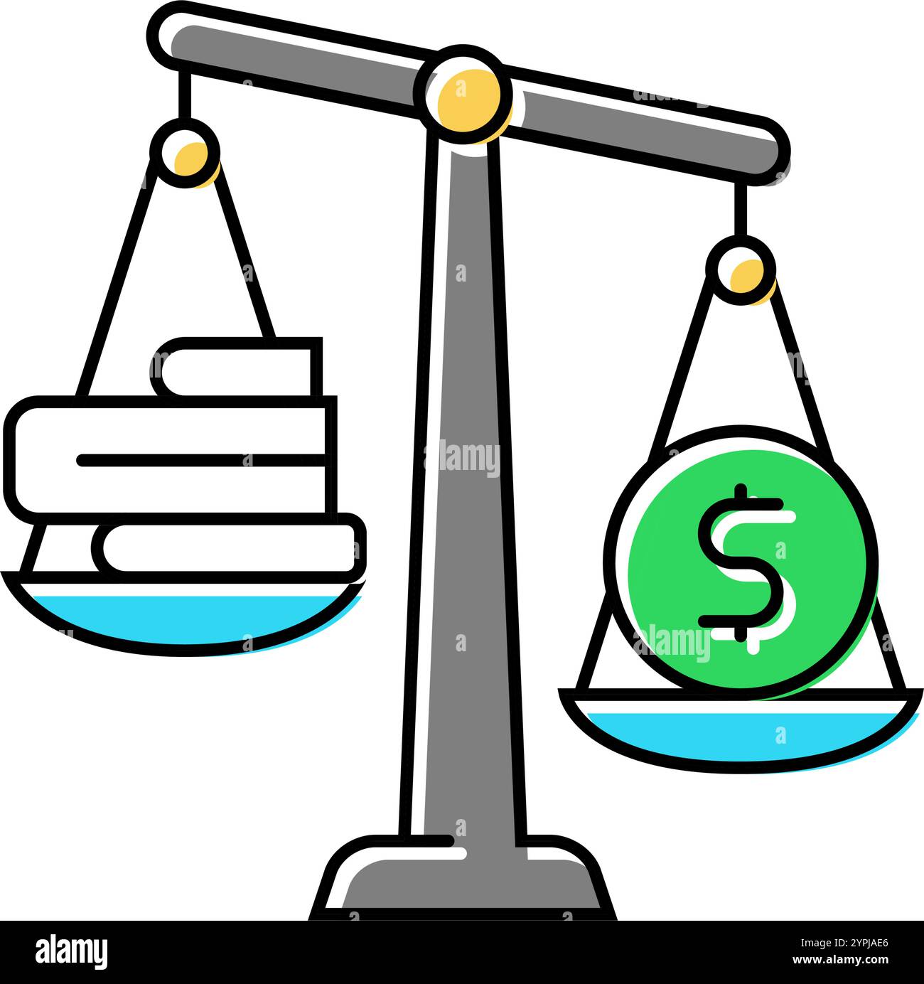 influence peddling money business cash color icon vector illustration ...