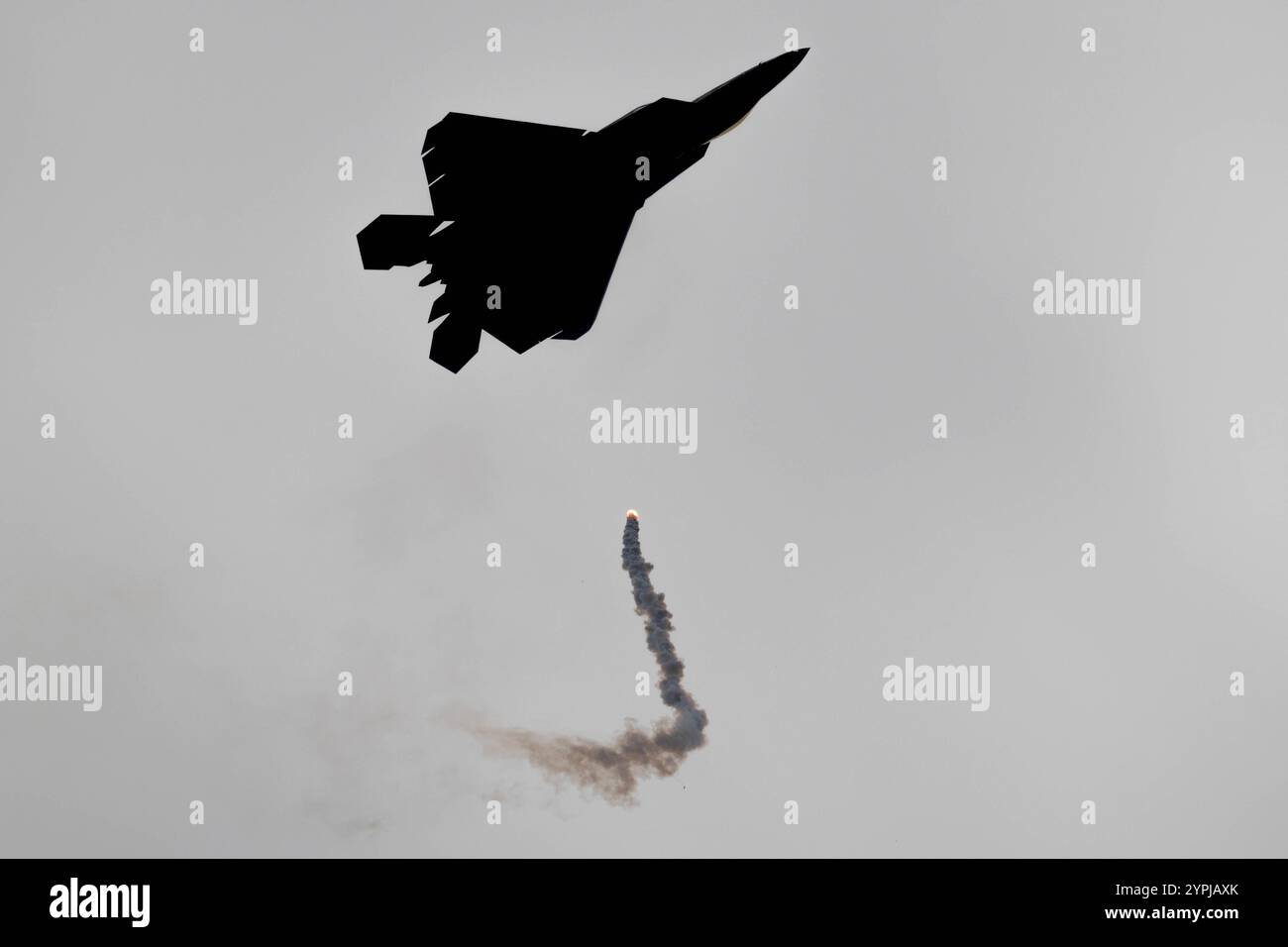 USAF Maj. Samuel "RaZZ" Larson, F-22 Raptor Aerial Demonstration Team ...