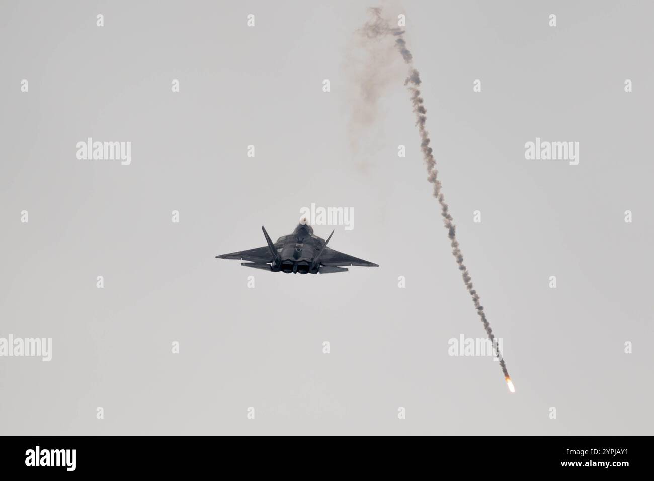 USAF Maj. Samuel "RaZZ" Larson, F-22 Raptor Aerial Demonstration Team ...