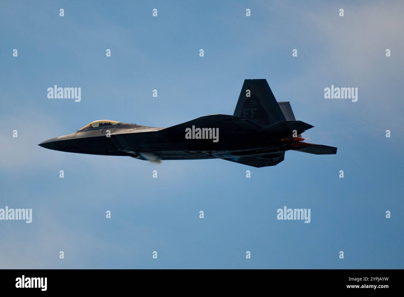 USAF Maj. Samuel "RaZZ" Larson, F-22 Raptor Aerial Demonstration Team ...