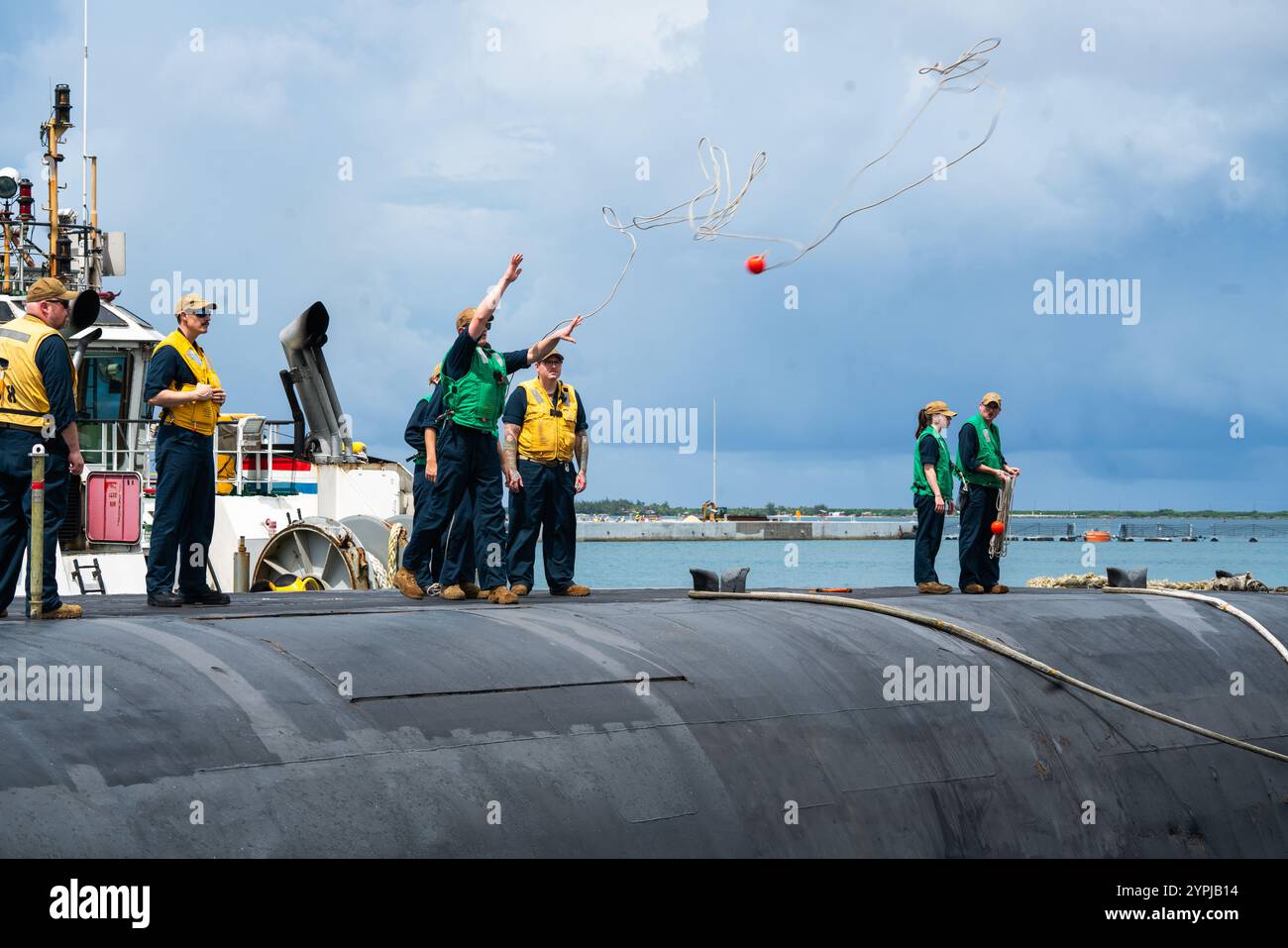NAVAL BASE GUAM (Nov. 2, 2024) – Sailors assigned to the Ohio-class ...