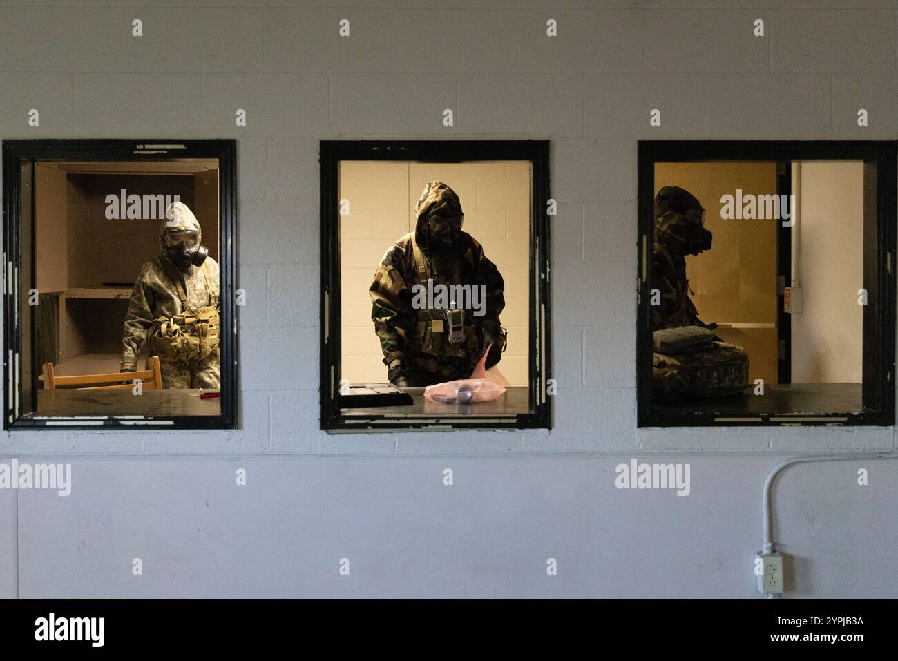 Soldiers from the Chemical, Biological, Radiological, Nuclear (CBRN ...