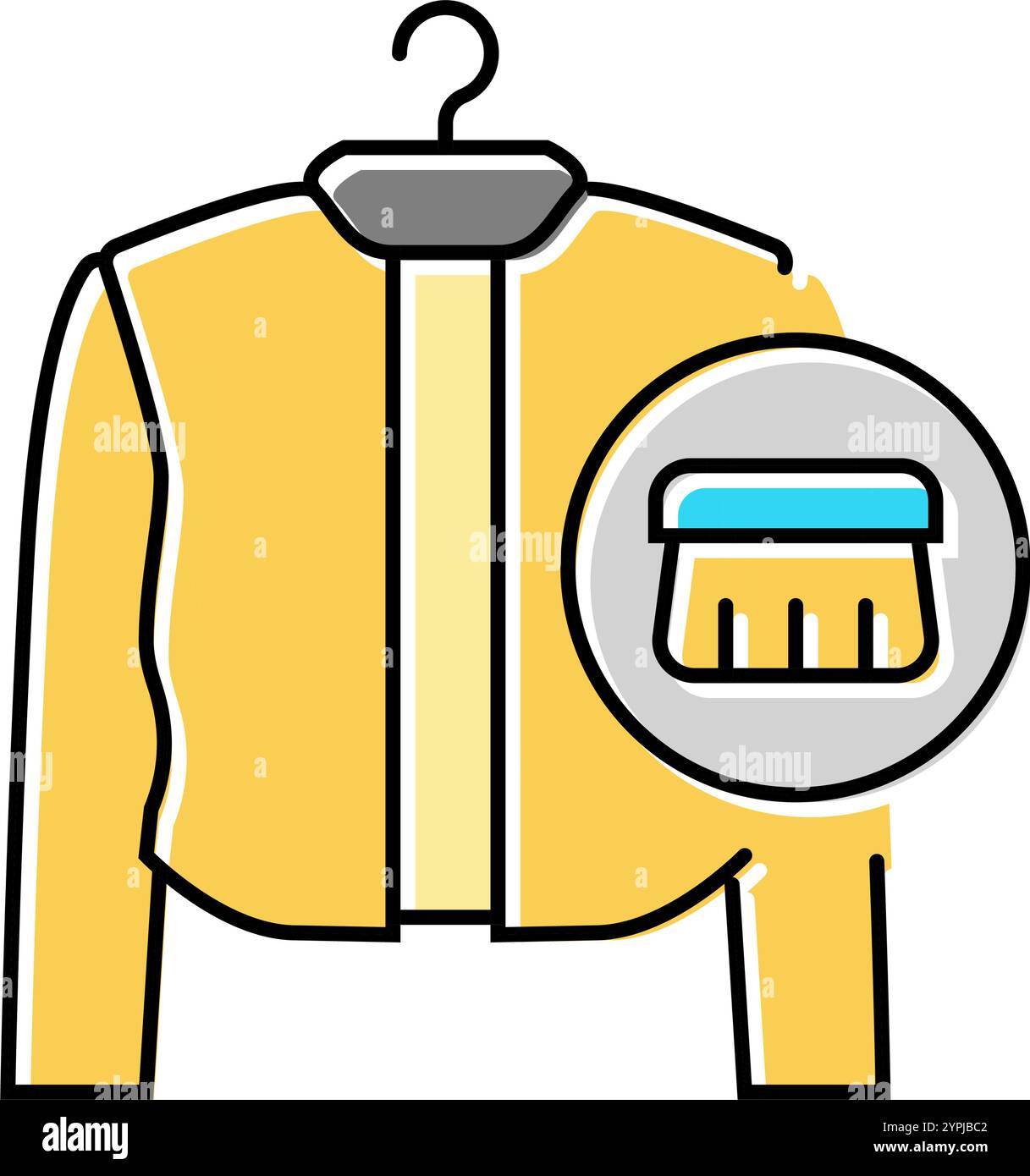 suede cleaning laundry wash color icon vector illustration Stock Vector ...