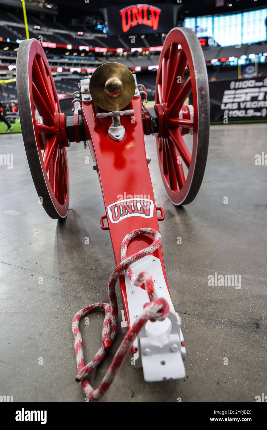November 30, 2024: A photo of the Fremont Cannon on the display prior ...