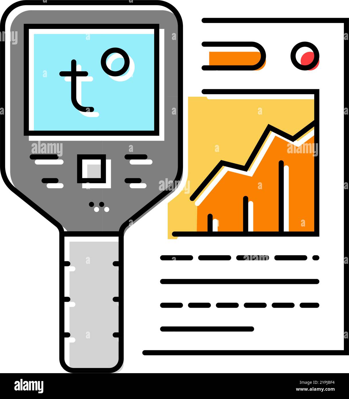 thermal audit energy color icon vector illustration Stock Vector Image ...