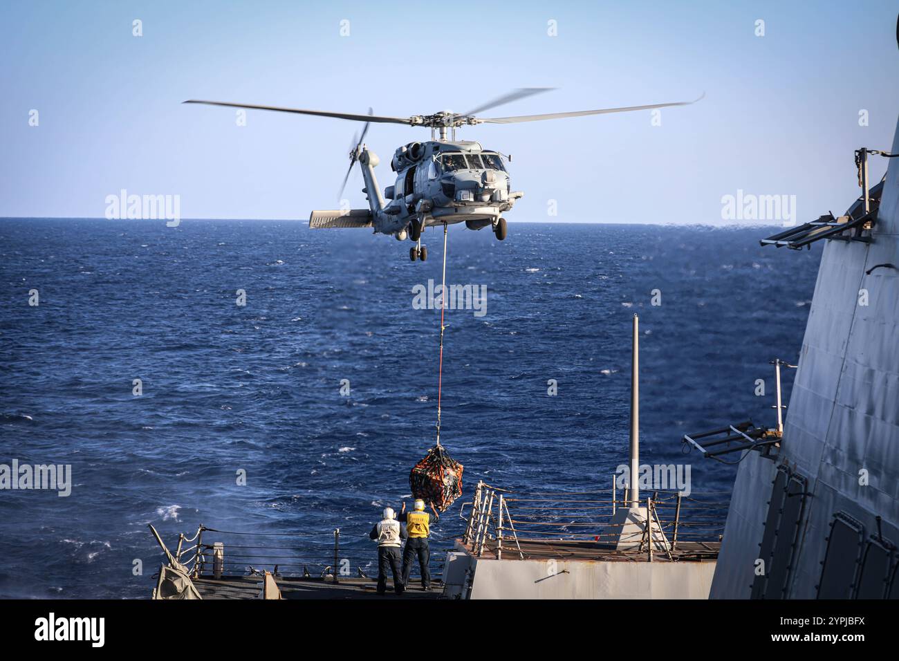 U.S. CENTRAL COMMAND AREA OF RESPONSIBILITY (Nov. 21, 2024) An MH-60R ...