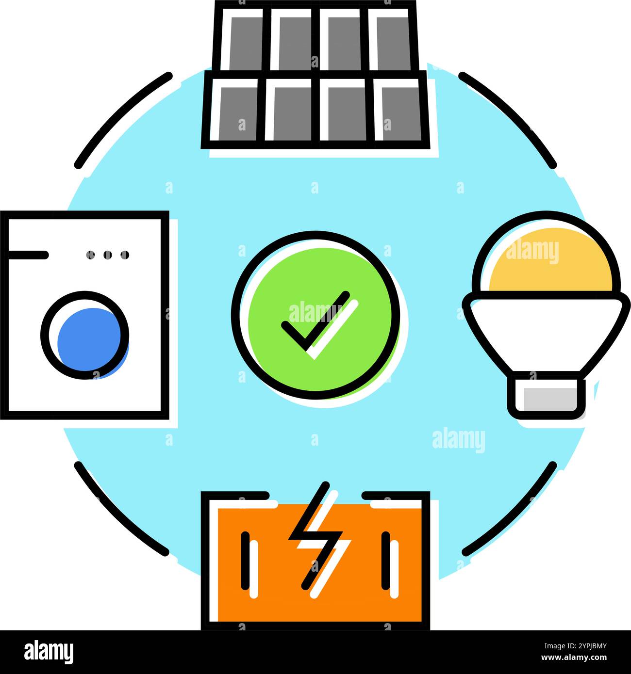 Bms icon Stock Vector Images - Alamy