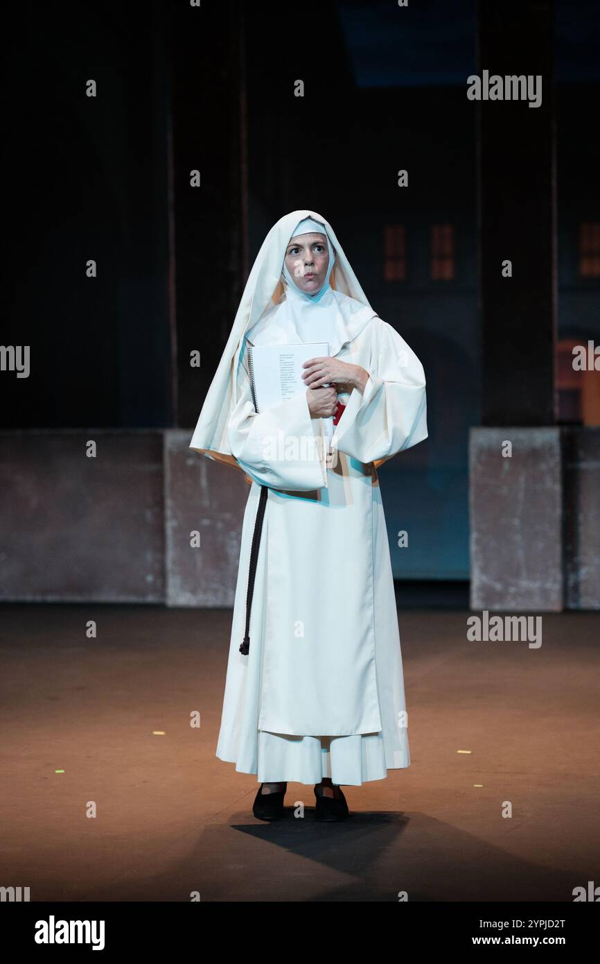 Actress Manuela Velasco performing on stage Don Juan Tenorio at the ...