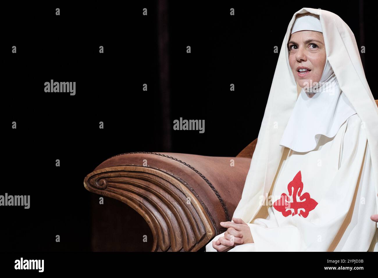 Actress Manuela Velasco performing on stage Don Juan Tenorio at the ...