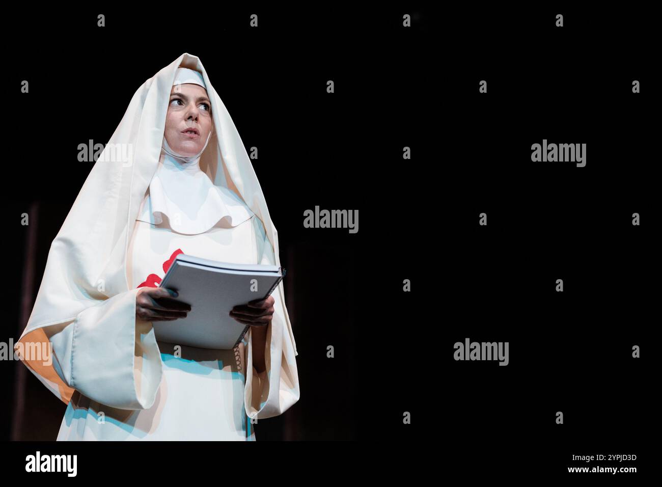 Actress Manuela Velasco performing on stage Don Juan Tenorio at the ...