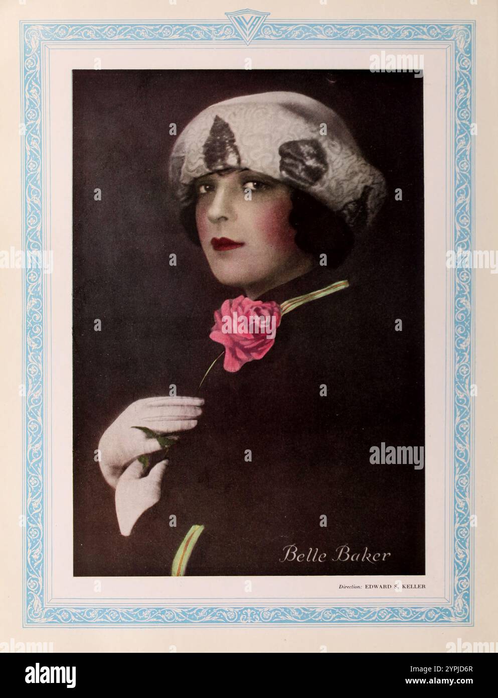 American Singer and actress Belle Baker. Vintage Archive Souvenir ...
