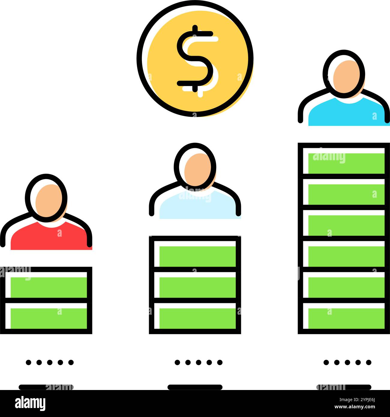 social class consumer behavior color icon vector illustration Stock ... social class consumer behavior color icon vector illustration Stock ...